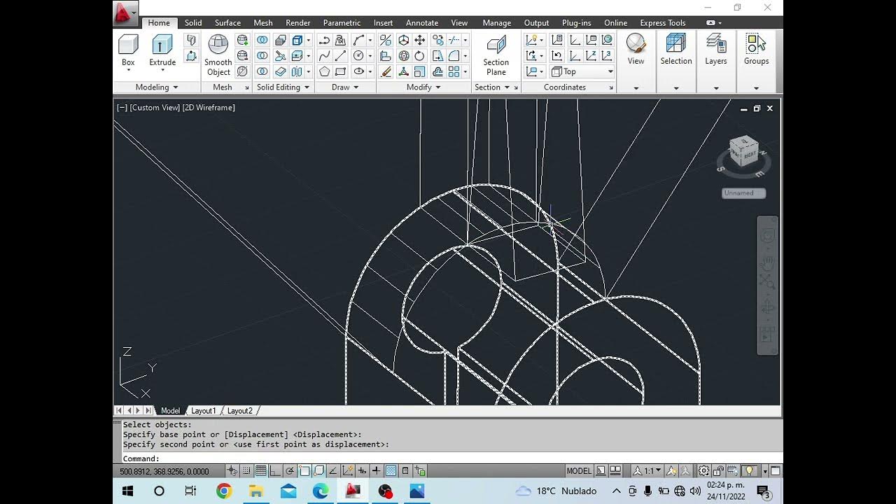 Figura 3D (AutoCAD) - YouTube