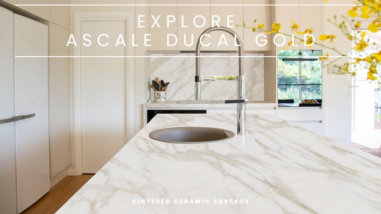 New Ascale Ducal Gold: The Ultimate Luxury Worktop for the Stylish and Bold - YouTube
