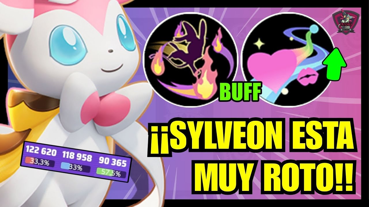 SYLVEON CON ESTE BUFF QUEDO ROTISIMO😱MEJORES OBJETOS Y MEDALLAS⭐BUILD ...