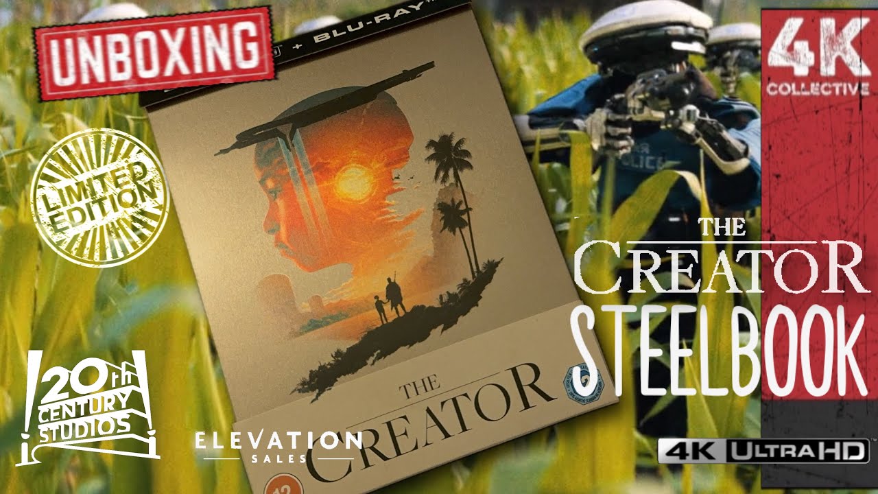 Gareth Edwards’ The Creator 4K UltraHD Blu-ray steelbook Unboxing - YouTube