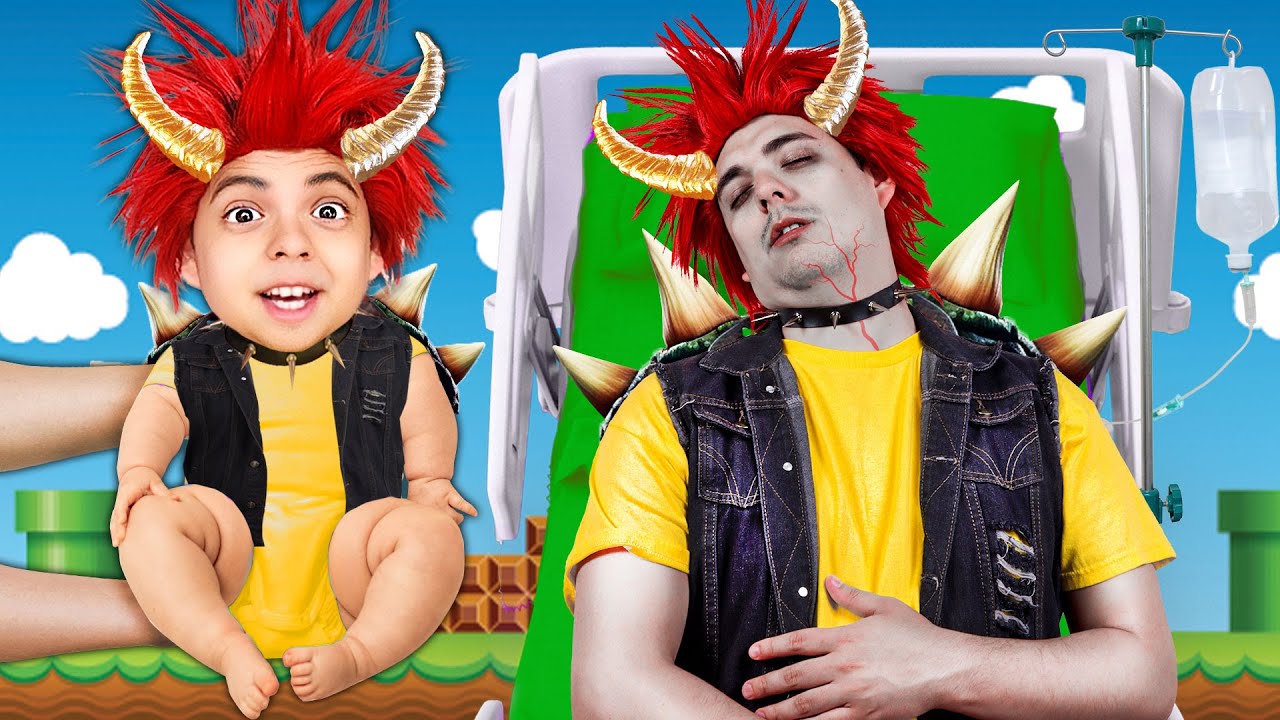 FROM BIRTH TO DEATH OF SUPER MARIO FRIEND BOWSER IN REAL LIFE BY CRAFTY ...