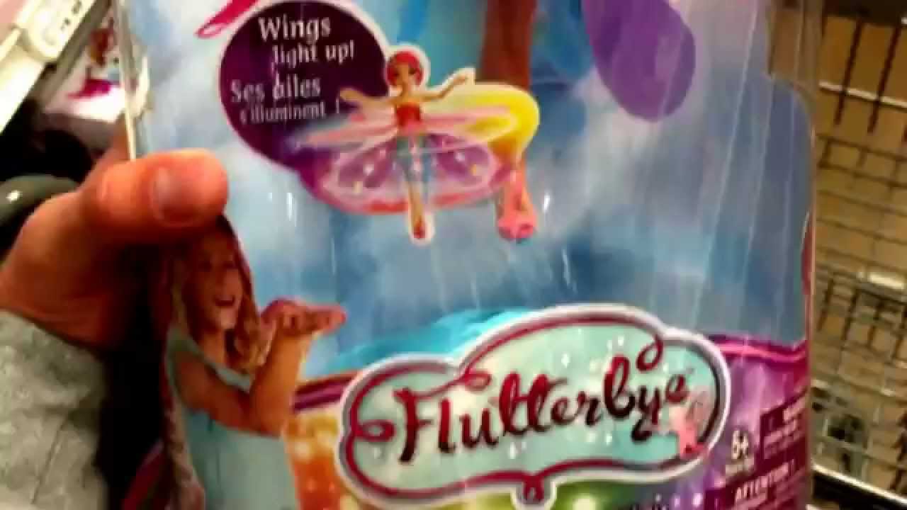 FLUTTERBYE "Deluxe Light Up Fairy" Spinning Flying Fairy Princess Toy ...