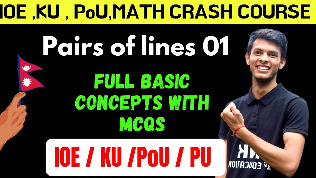 pairs of straight lines 01 ioe | pairs of straight lines in one shot ...