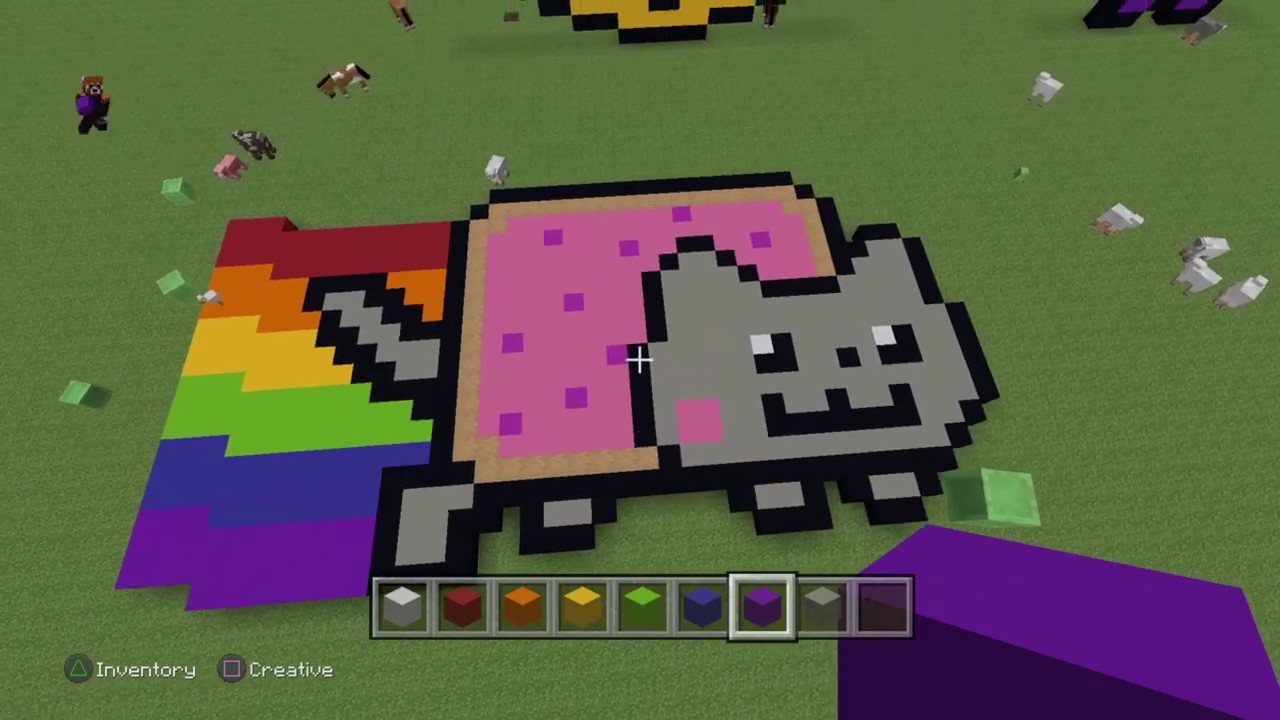 How to make 8 Bit Neon Cat - YouTube