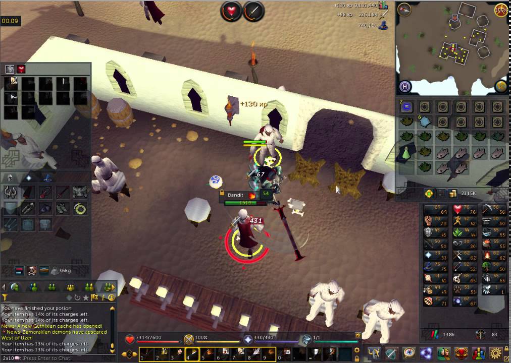 Runescape AFK Training Guide 80-110k xp/hr - YouTube