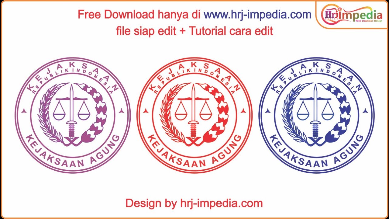 Tutorial Cara Edit Templet Contoh Stempel Kajaksaan Agung Republik ...