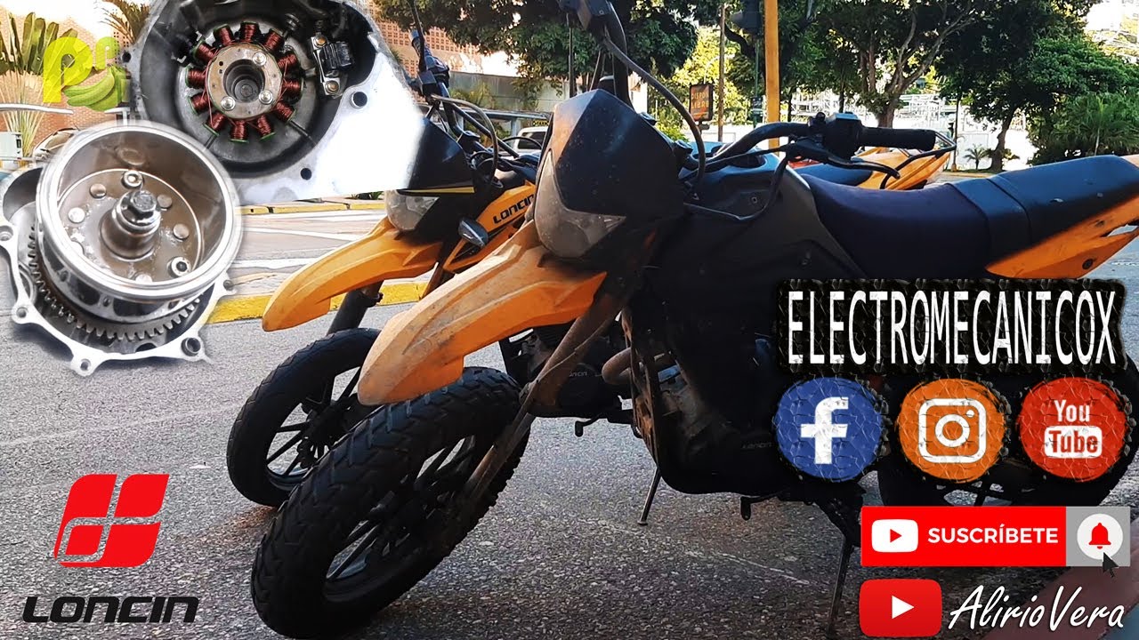 Loncin Rover 250 Tapa Magneto, Embobinado Moto. - YouTube