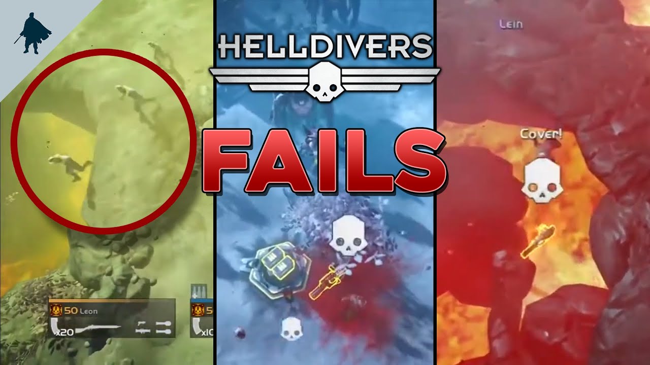 HELLDIVERS™ - Greatest Hits: Fails and Funny Moments - YouTube