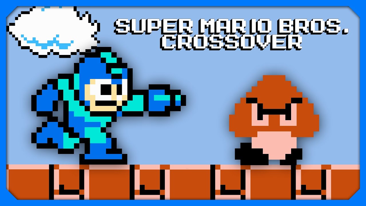 I played as Mega Man in Super Mario Bros Crossover - YouTube