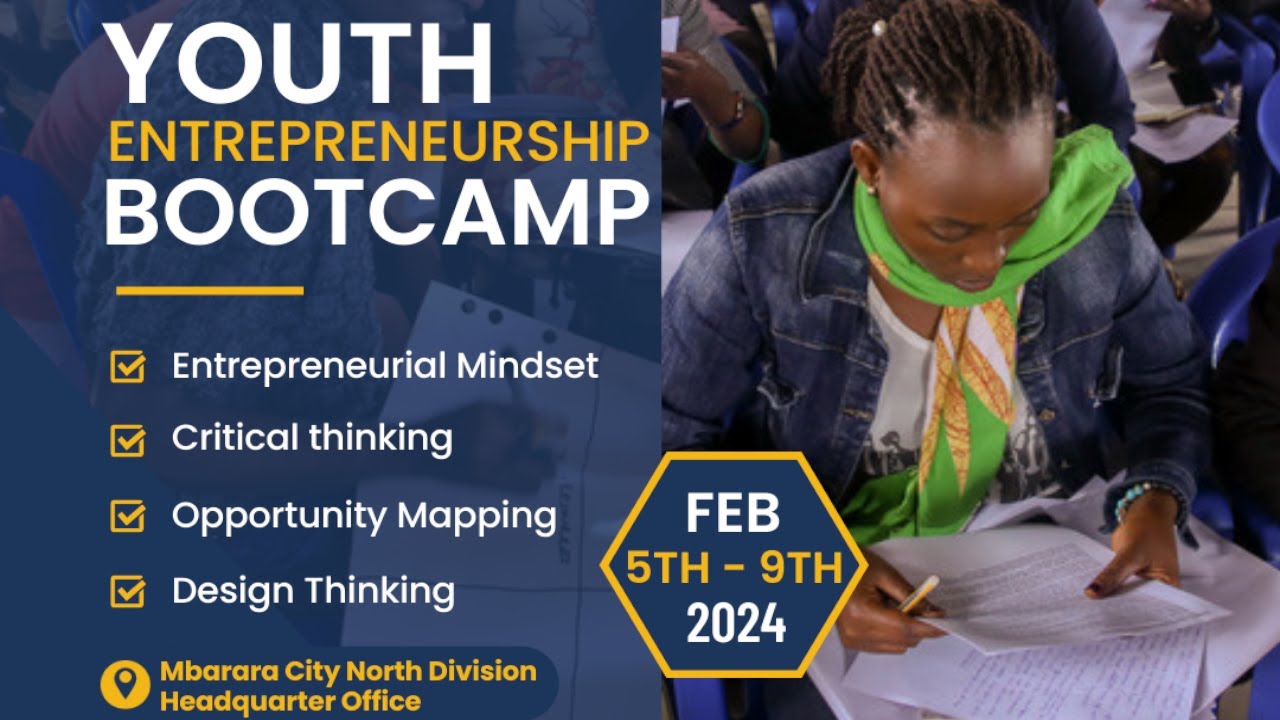 MUST- UCoBS YOUTH ENTREPRENEURSHIP BOOTCAMP-MBARARA - YouTube