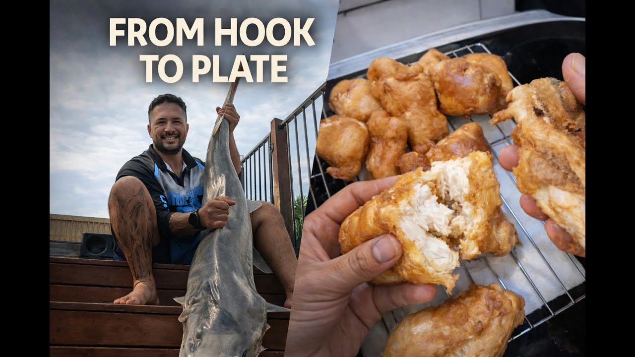 Snapper on My Mind, 20kg Gummy on the Line - YouTube
