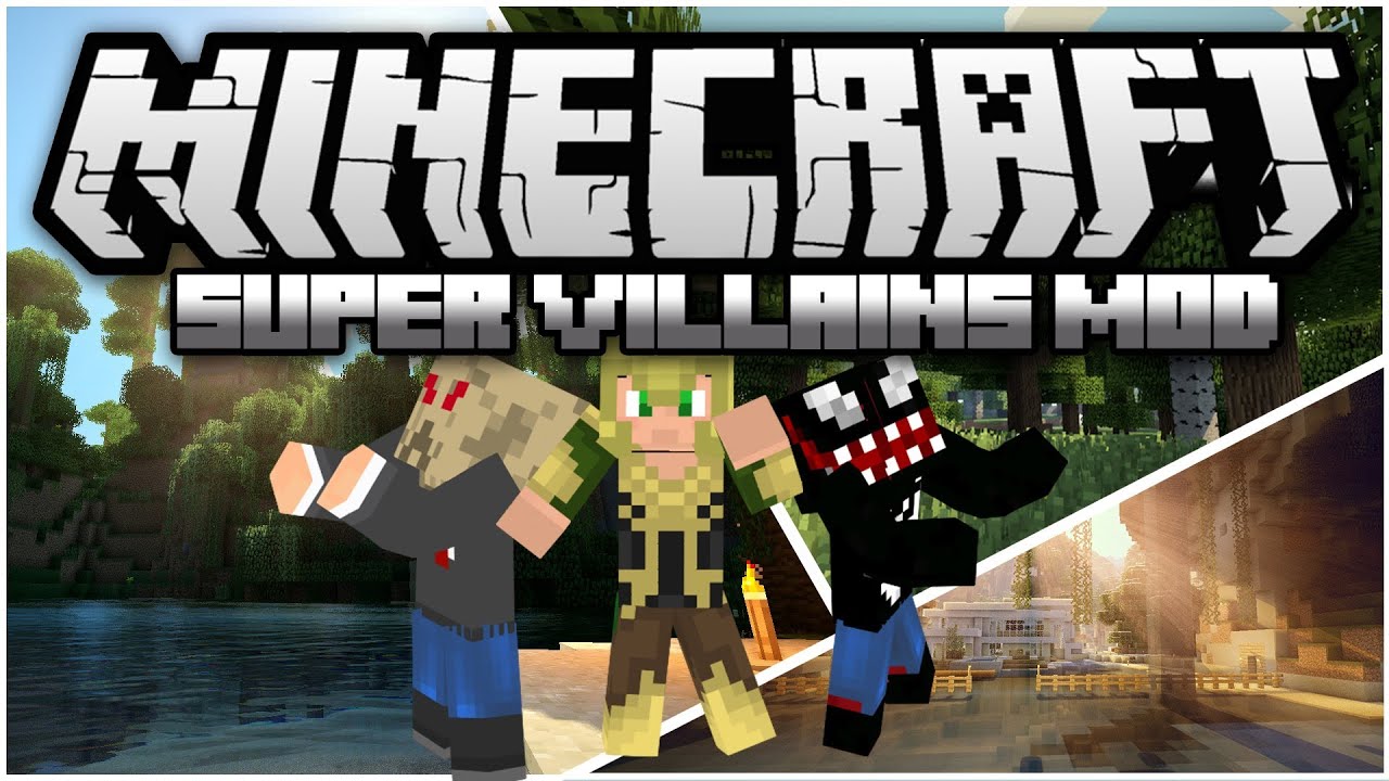 Minecraft: Mod Bemutató - Super Villains Mod - YouTube