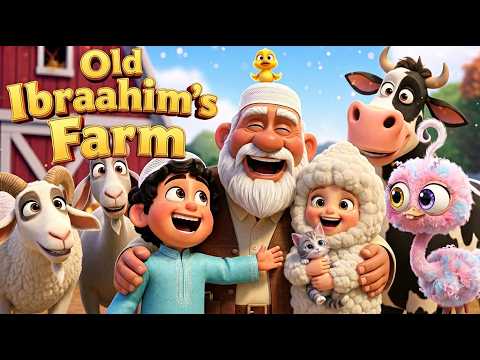Old Ibrahim Had A Farm (NEW VERSION) | Old MacDonald Islamic Version | muslim kids Nursery Rhymes