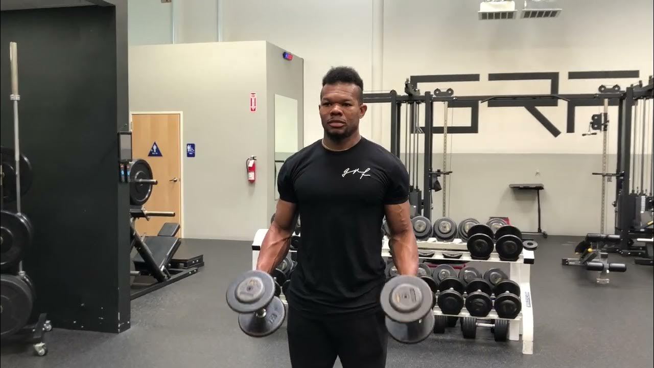 Curl - Standing - DB - Offset Grip | GRF Exercise Database - YouTube