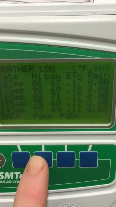 rain bird esp smt Sprinkler timer box - YouTube