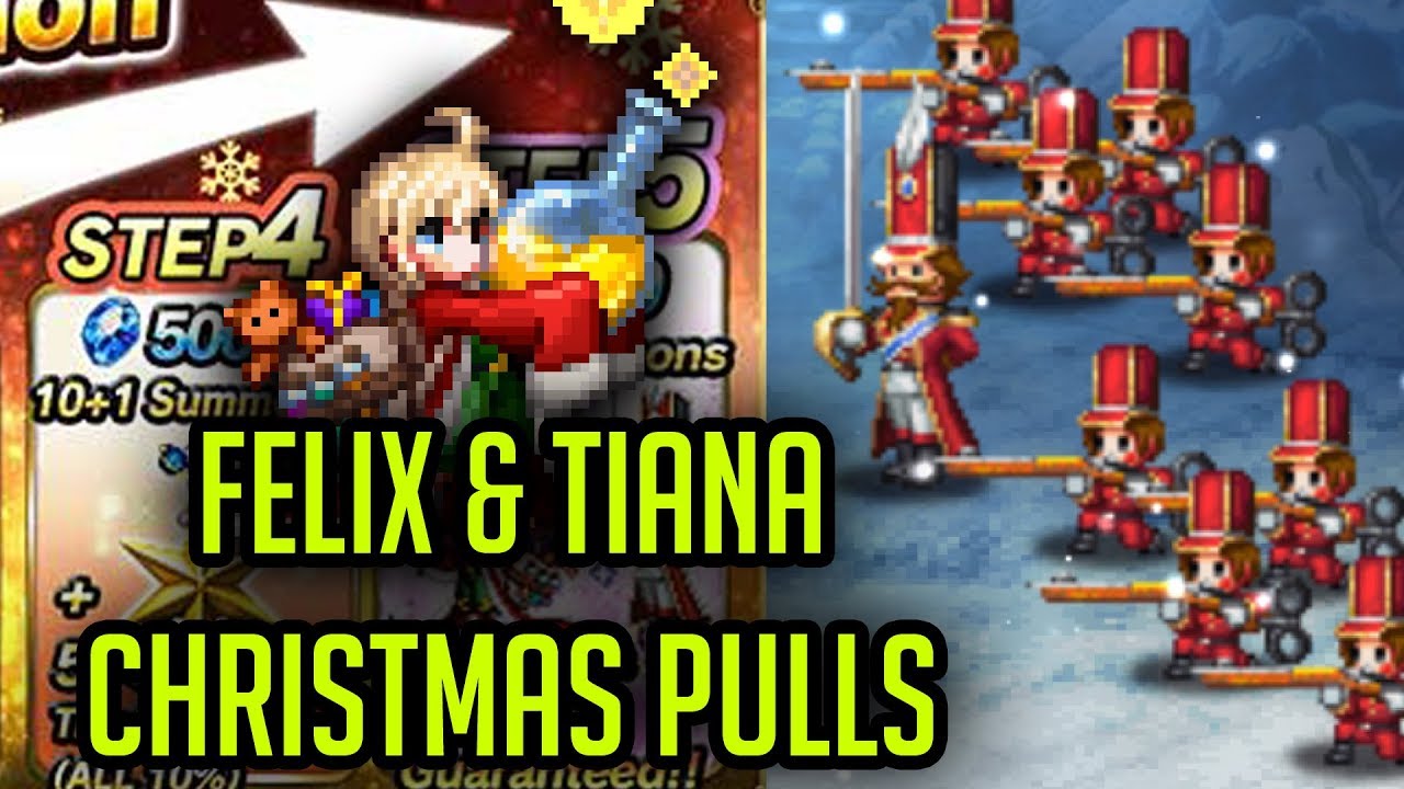 Christmas Summons For Tiana & Felix! - [FFBE] Final Fantasy Brave ...
