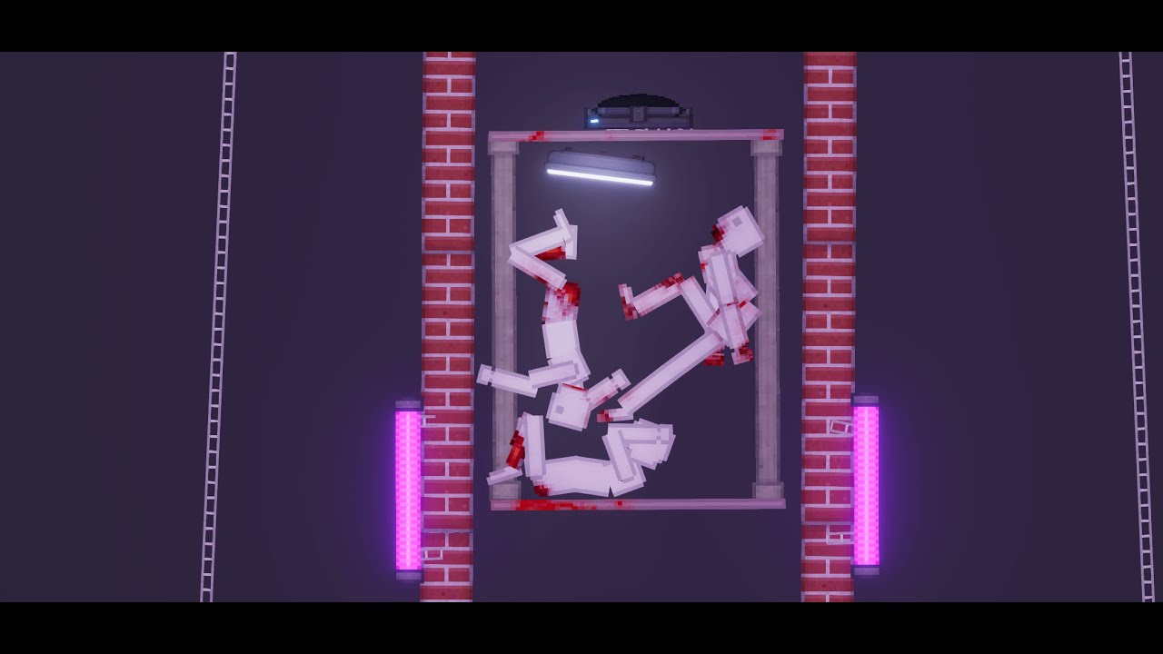 The Falling Death Elevator In People Playground (6) - YouTube
