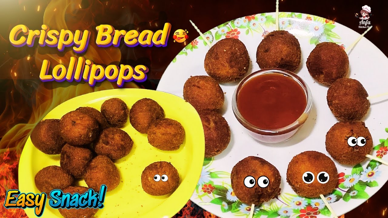 Crispy Potato Bread Lollipops | Easy Snack Recipe for Kids - YouTube