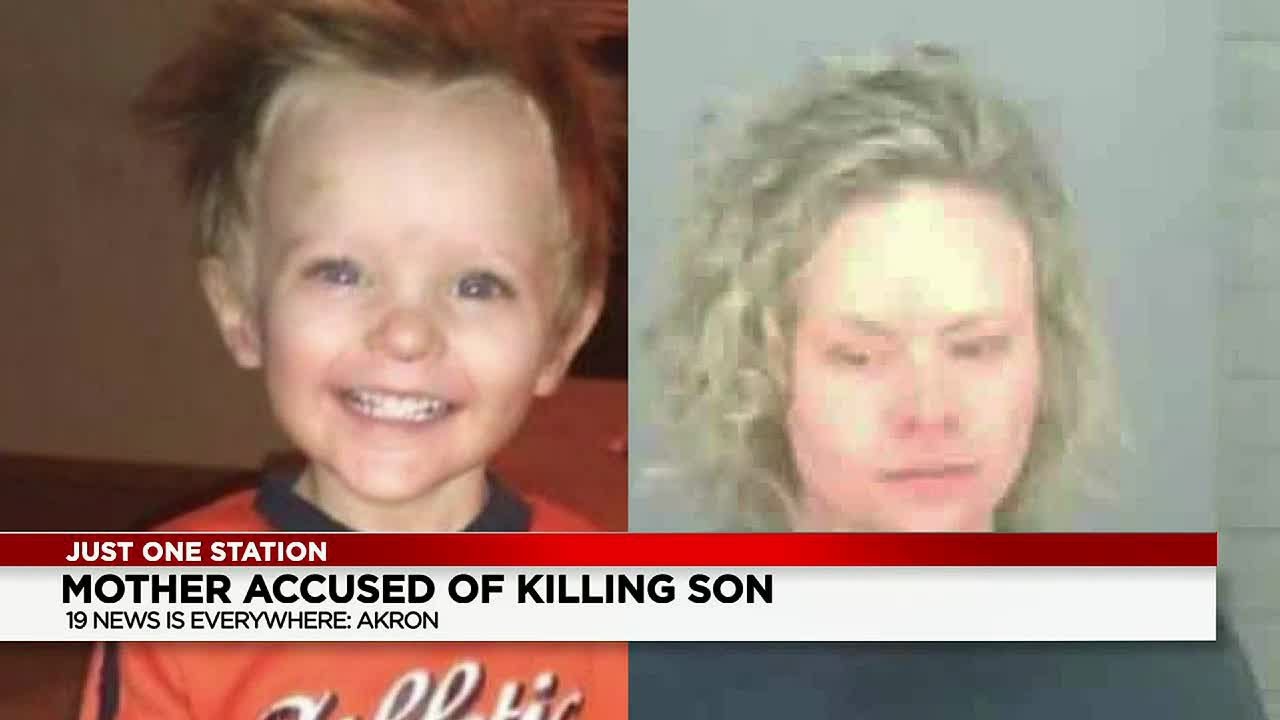 Akron mother accused of killing son - YouTube