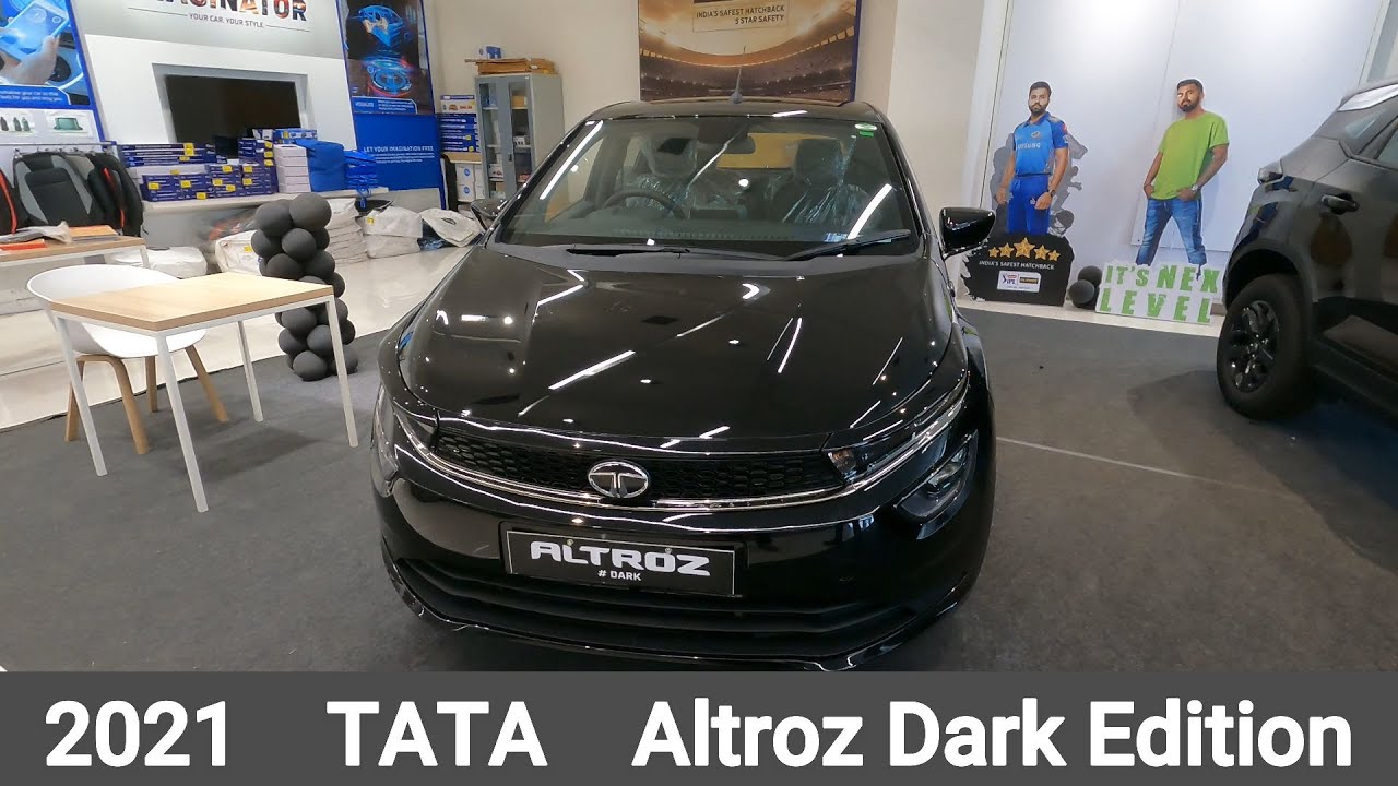 Tata Altroz Dark Edition - Detailed Review with Features, Price | 2021 ...
