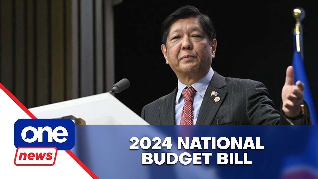 PBBM certifies 2024 budget bill as urgent - YouTube