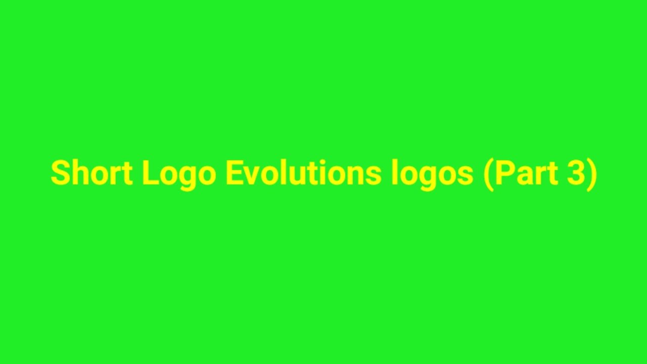 Short Logo Evolutions logos (Part 3) - YouTube