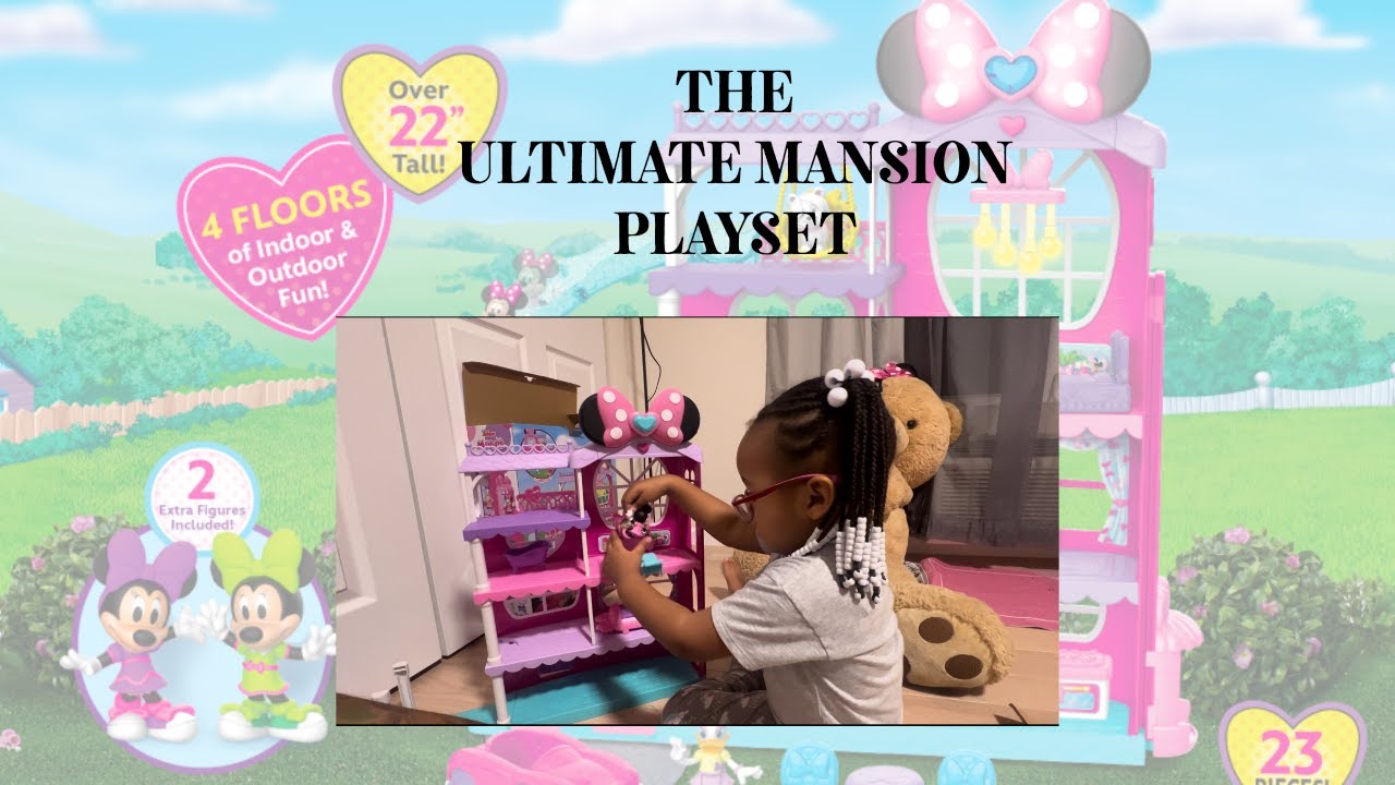 The Ultimate Mansion Playset | Minnie Mouse House | Leilani Brielle ...