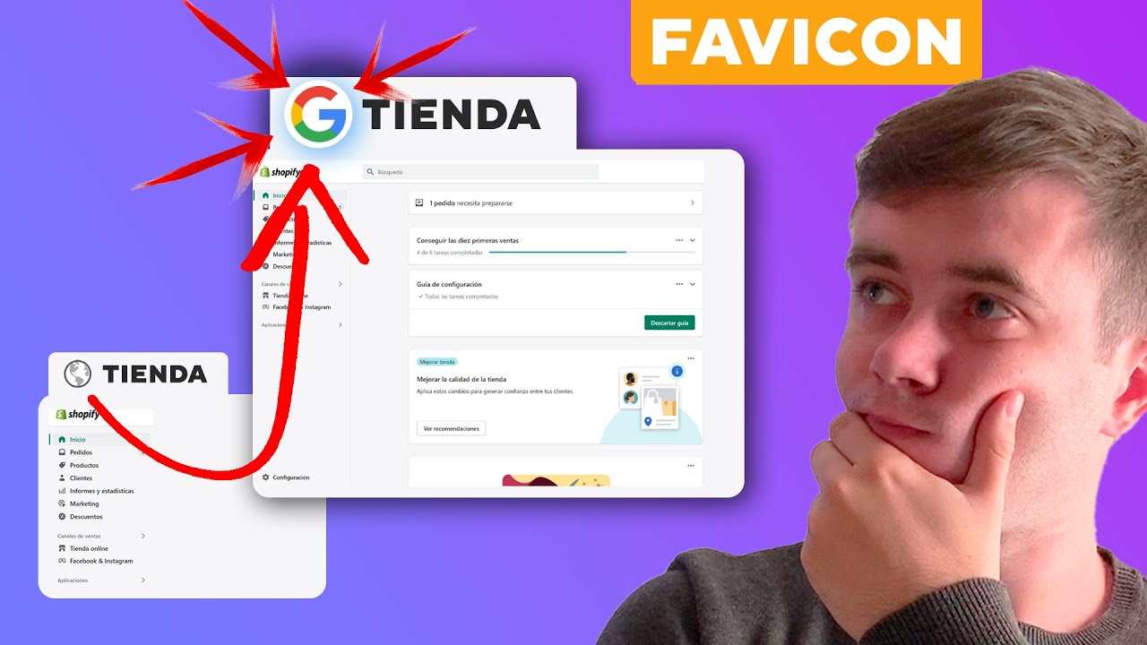 Cómo Cambiar el Icono en tu Tienda | Shopify Dropshipping - YouTube