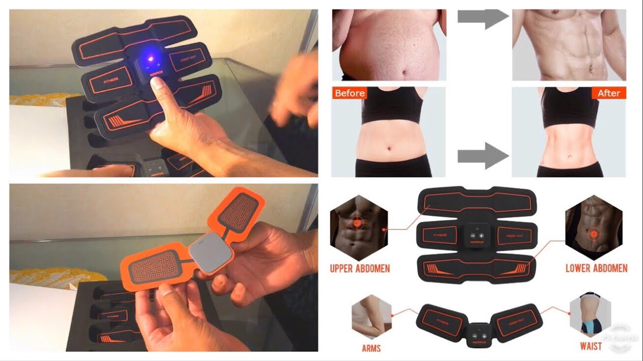 Electric muscle stimulation (EMS). UNBOXING - YouTube