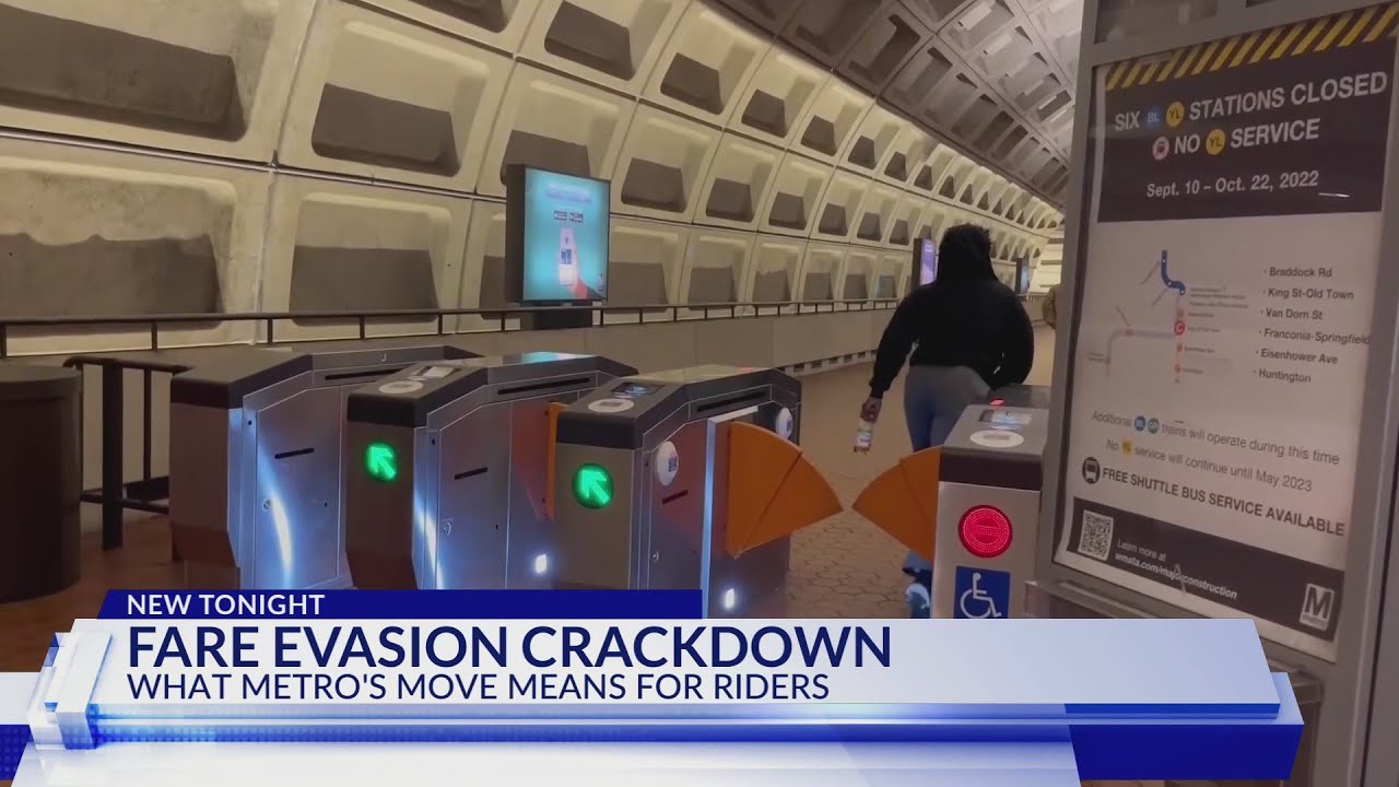 Metro cracking down on people who don’t pay fares - YouTube
