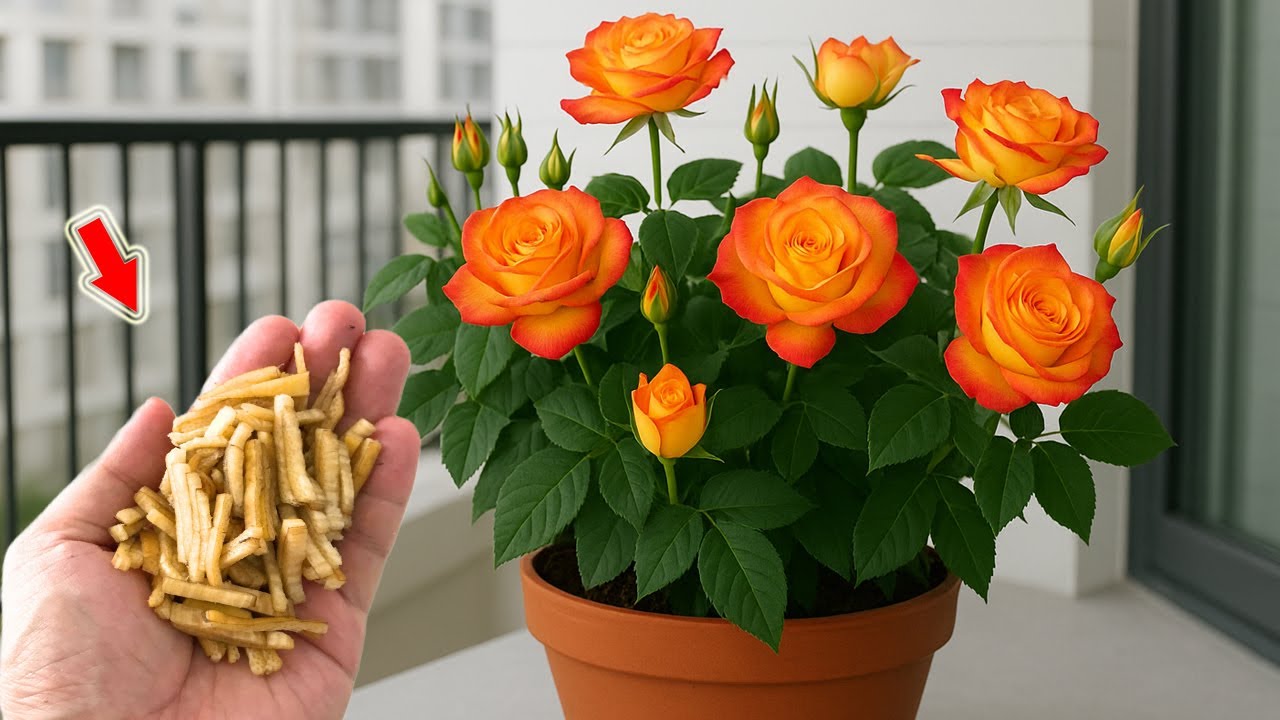 Don't Throw It Away! It Will Make The Rose Stem Take Root And Grow Countless Flowers! - YouTube