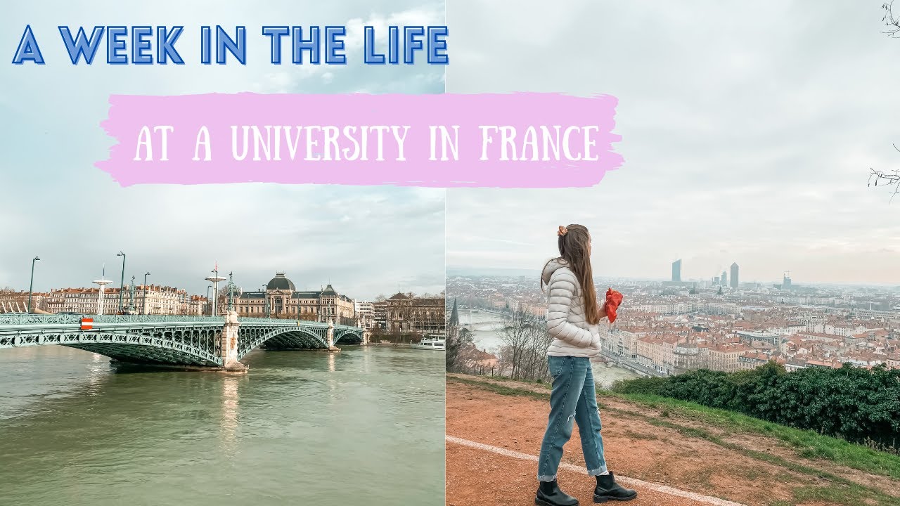 A week in the life at a french university (study abroad vlog) - YouTube