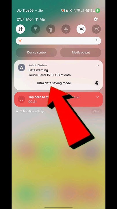 data warning usage kaise hataye | how to remove data warning notification in samsung | data ...