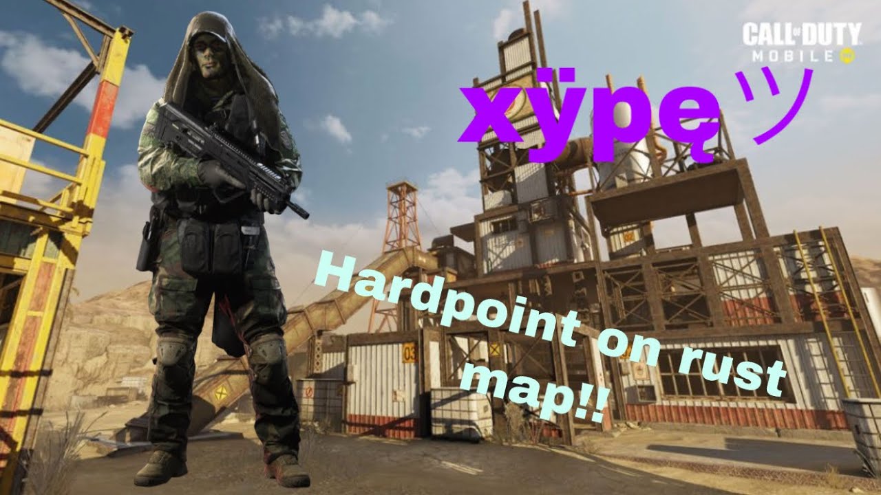 Hardpoint on rust map (Cod mobile) - YouTube