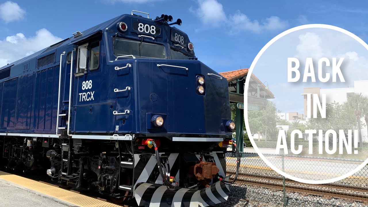 Tri-Rail F40PH-3C’s are back in action! (Tri-Rail Railfanning) - YouTube