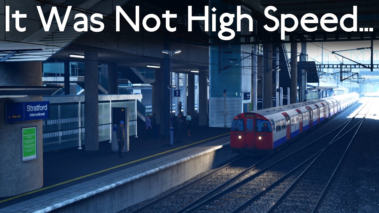 I Drove A Tube Train On High Speed One... - YouTube
