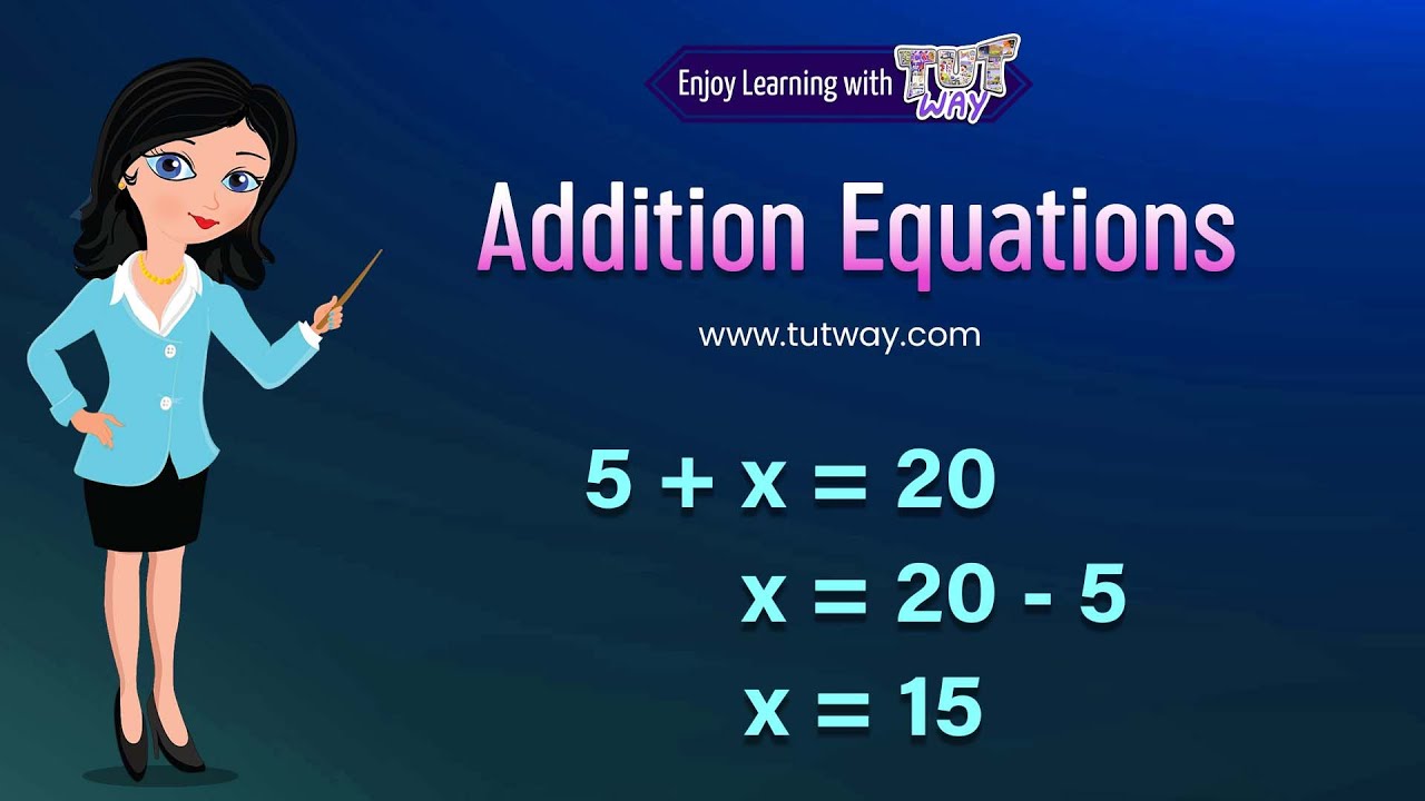 Learn Basic Math | Addition Equations | Mathematical Problems or ...