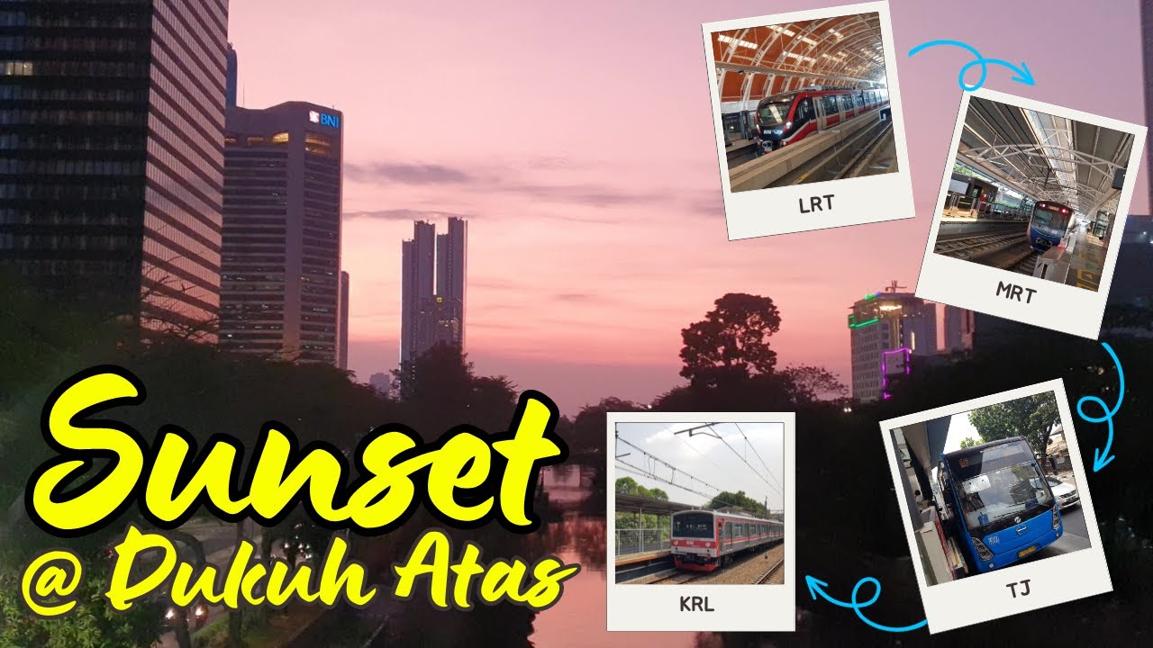 Naik Semua Jenis Transportasi di Jakarta || Stasiun LRT TMII Ke Stasiun ...
