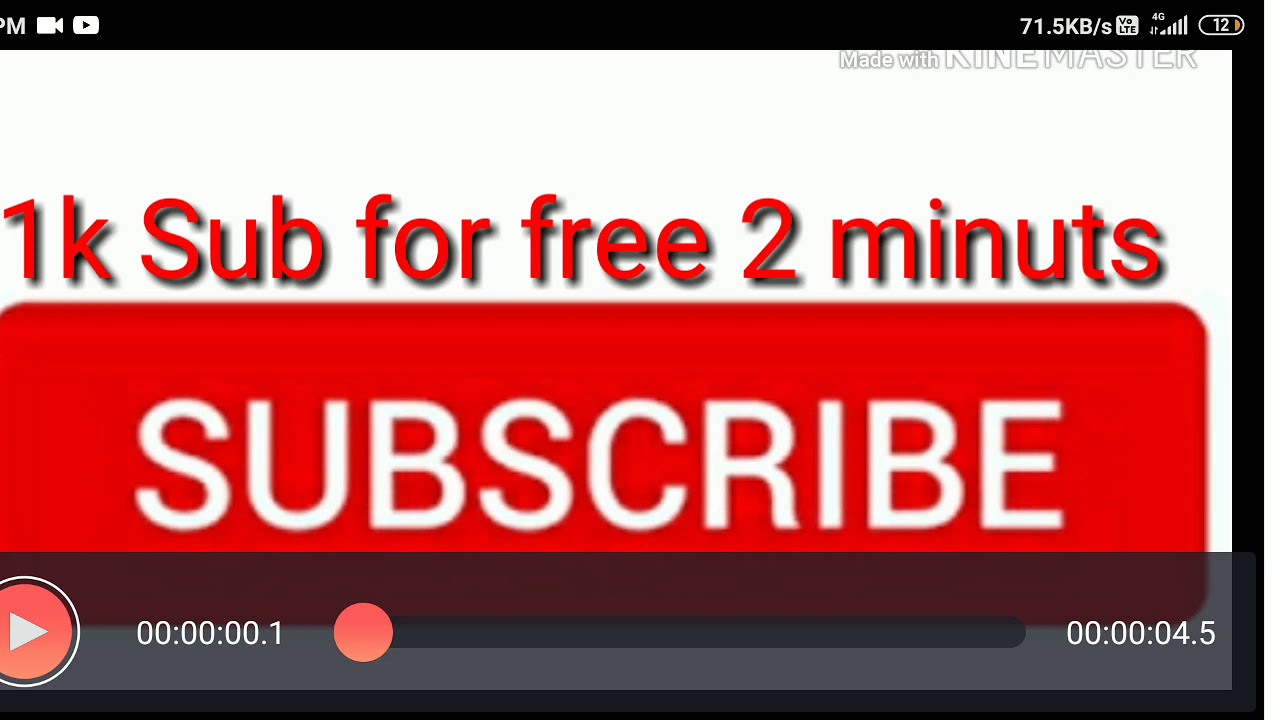 1k subscribe for free 2 min with Proof 🤗 - YouTube