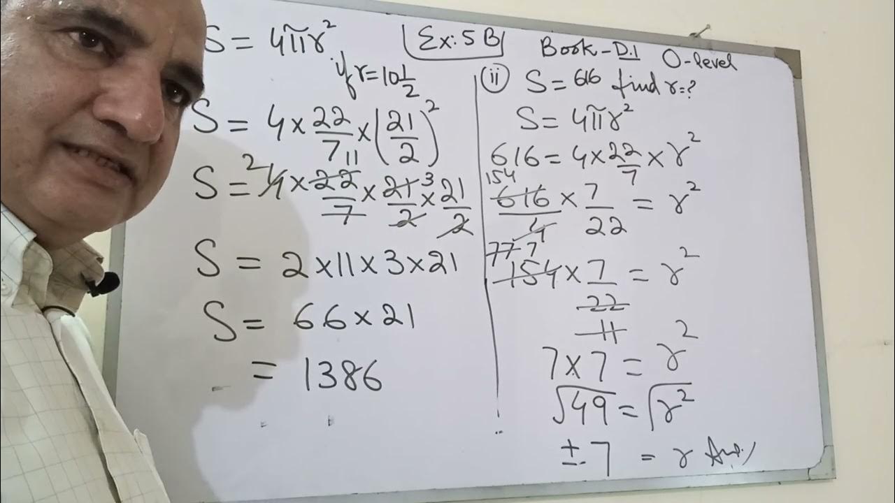 Exercise 5B Book D1 O level - YouTube