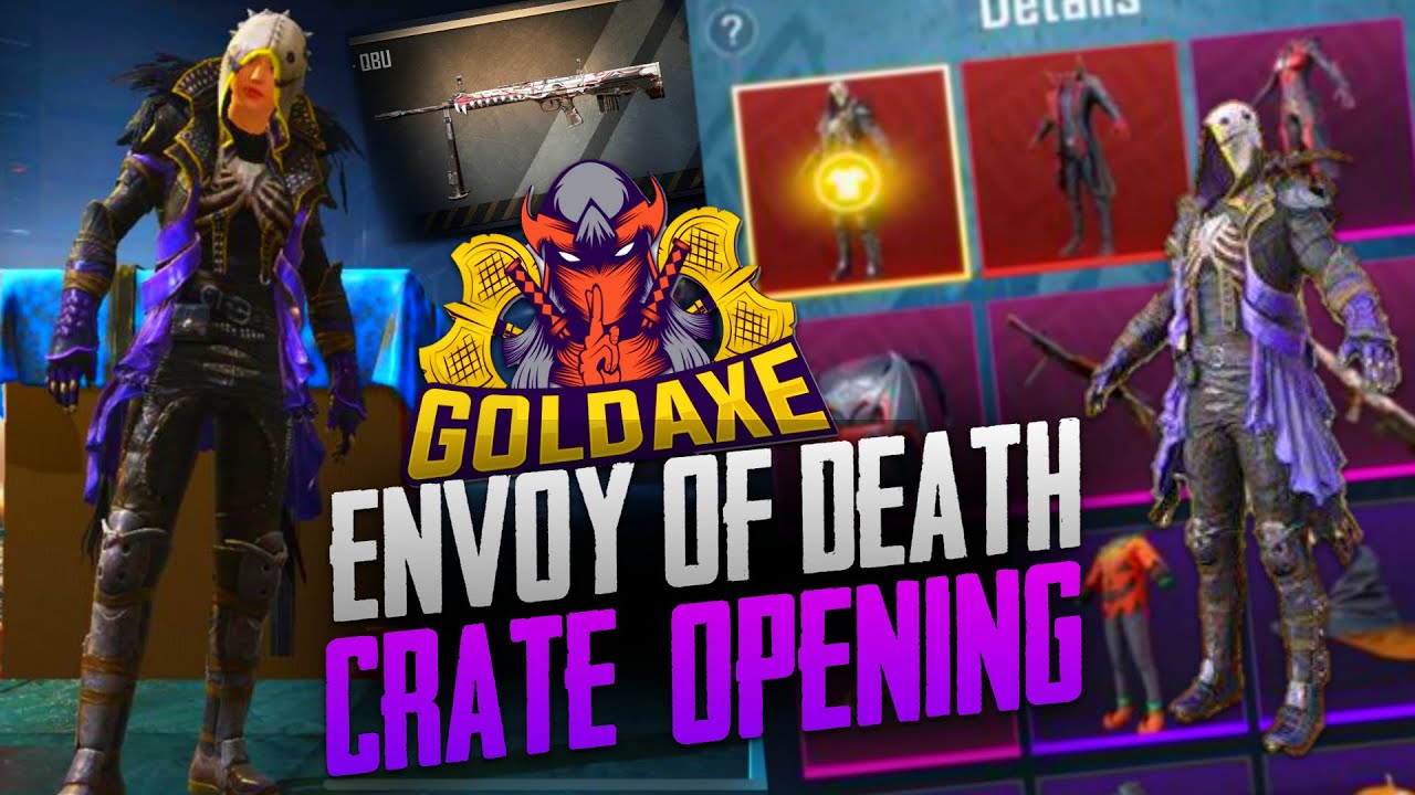 Envoy of Death Set Premium Crates Opening Pubg Mobile | Vampire Set ...