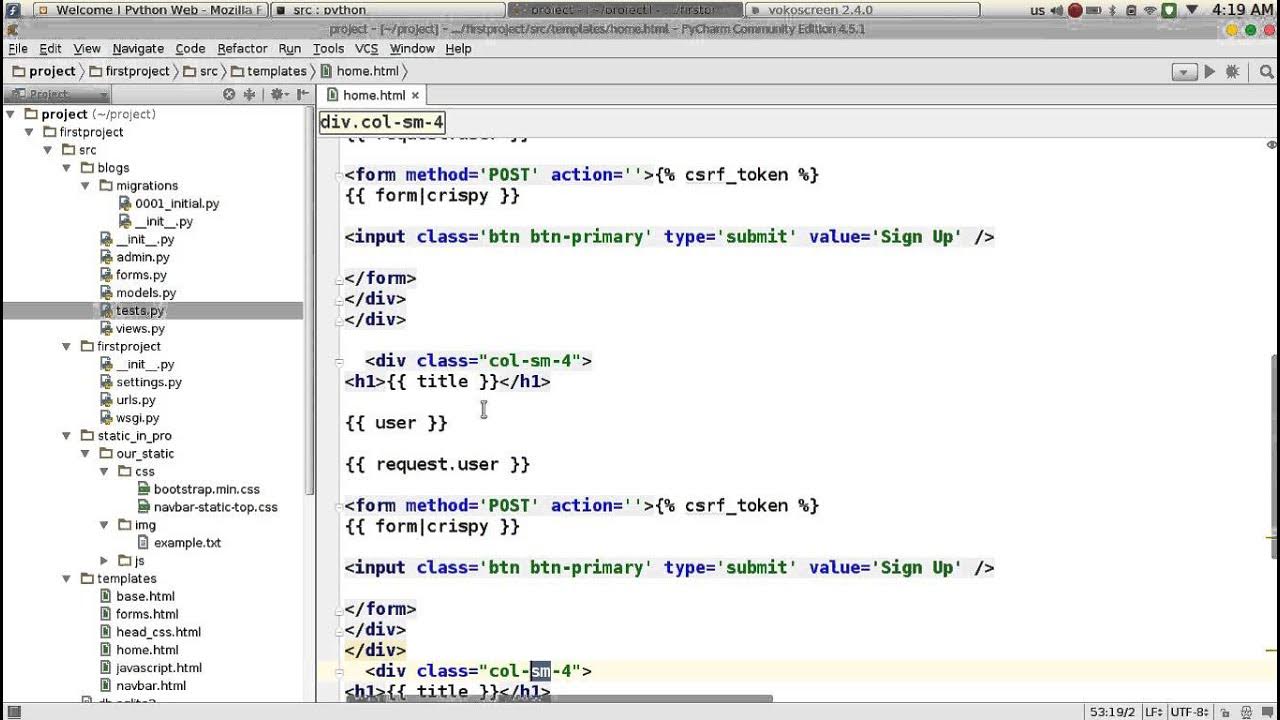 70 Python Web Django CSS for mobile desktop - YouTube