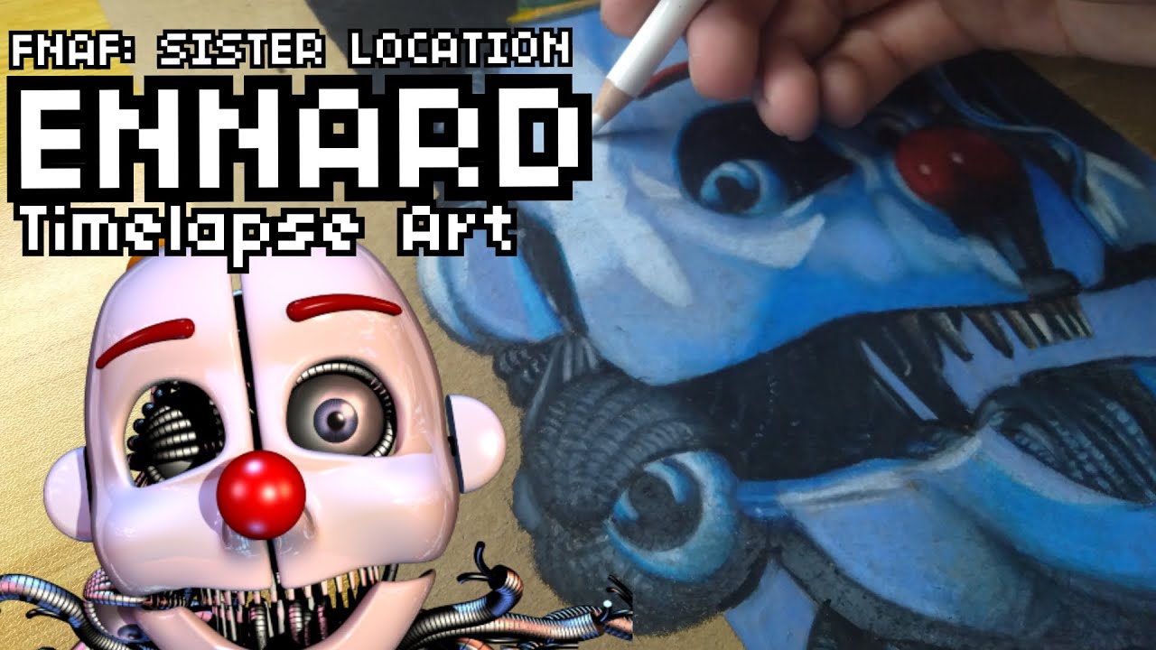 FNAF Sister Location Drawing || ENNARD SPEED DRAWING ⚠️Read ...