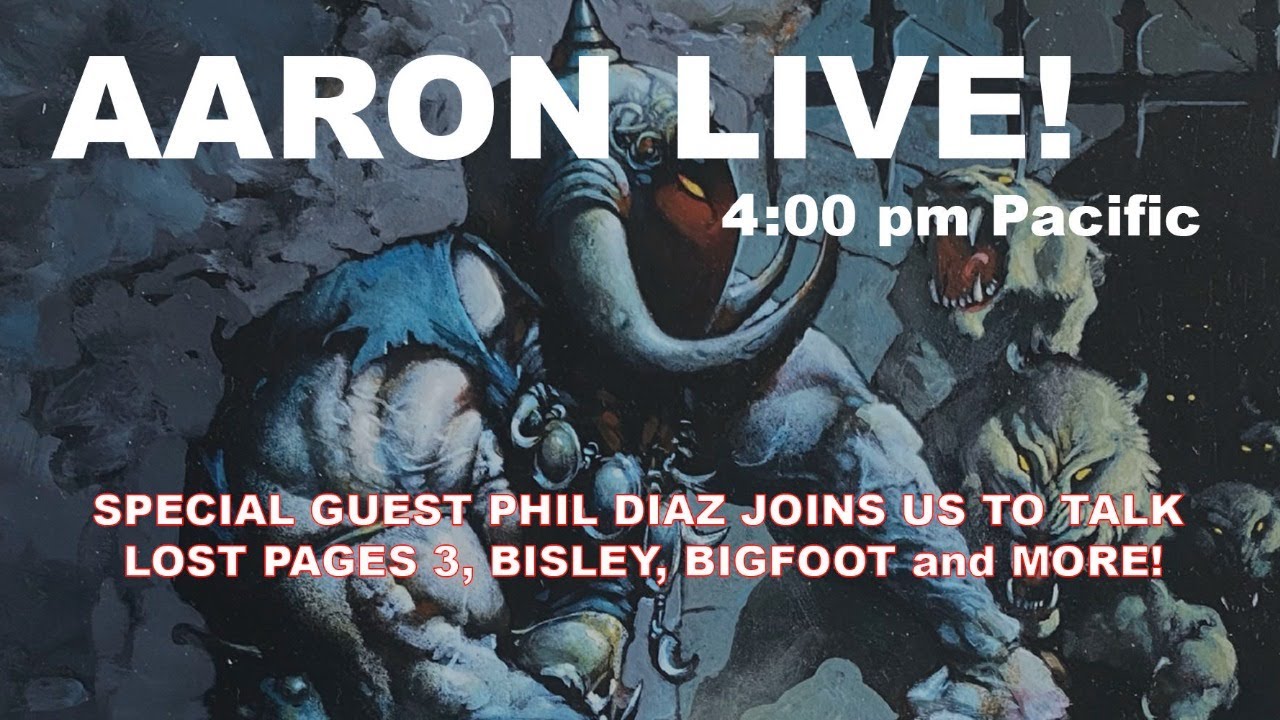 AARON LIVE! 2/26/23. PHIL DIAZ JOINS THE SHOW TO TALK LOST PAGES 3 ...