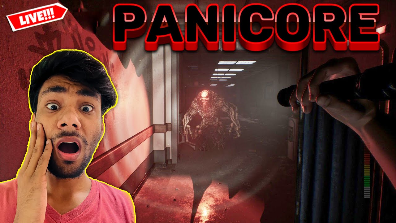 Panicore The Horror Live Stream: Will We Survive? #horrorgaming #backrooms - YouTube