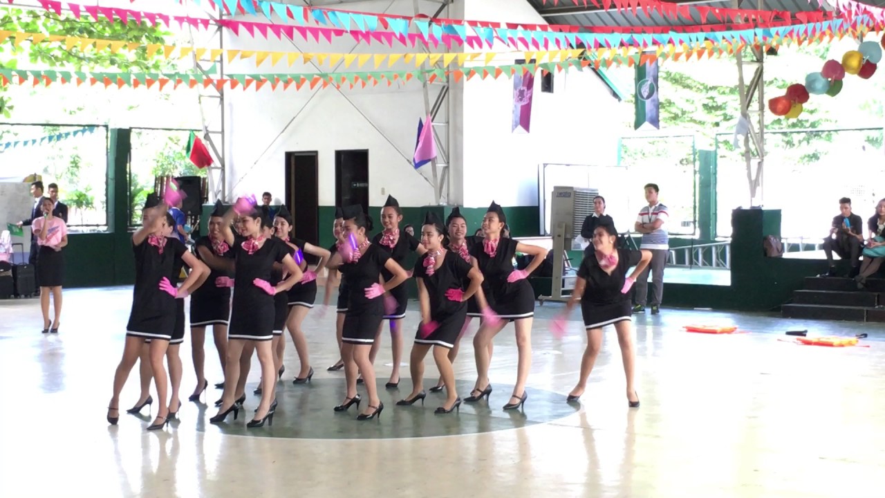 Dancing Flight Attendant (OLFU) - YouTube