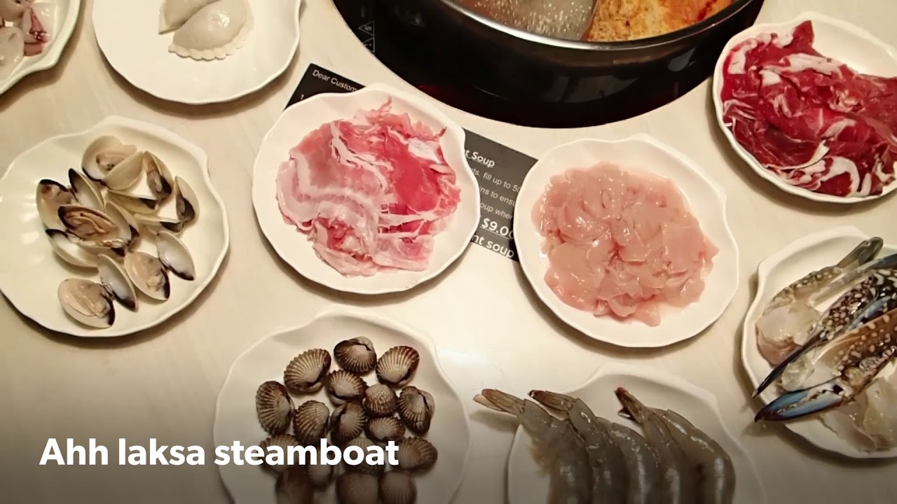 [Ah Beng Foodie] Laksa Power @ King's Laksa Steamboat - YouTube