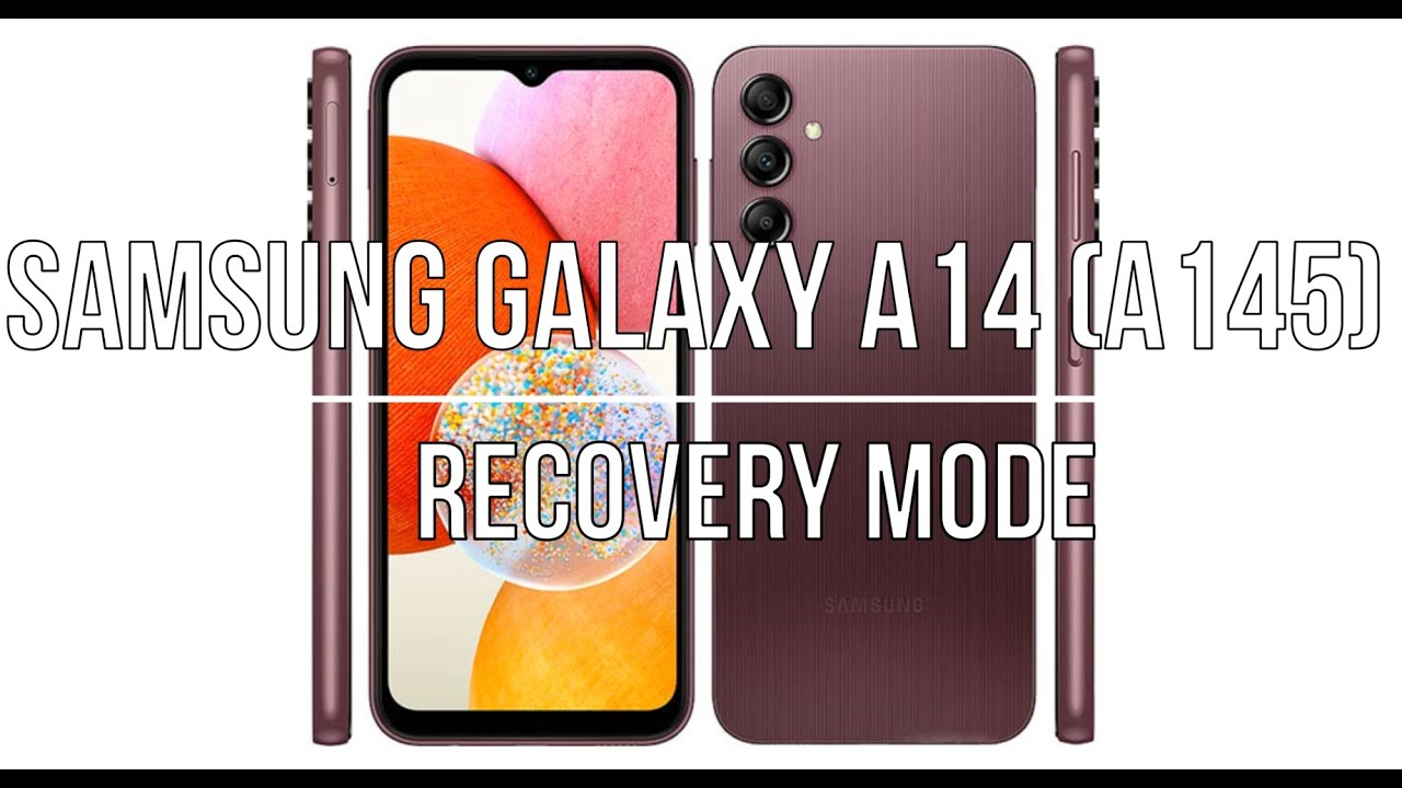 Samsung Galaxy A14 (A145) Recovery mode - YouTube