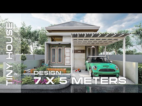 DESAIN RUMAH KECIL 2 KAMAR TIDUR