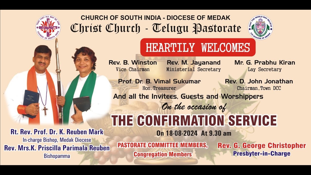 Live : Confirmation Service - YouTube